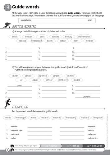 Dictionary Guide Words Worksheet Pdf – DKBVX