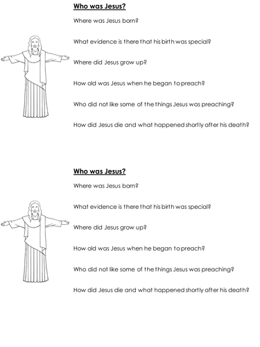 Who was Jesus? | Teaching Resources
