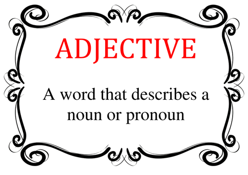 Word type posters with definitions | Teaching Resources