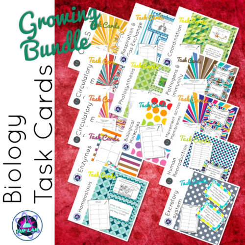 GCSE REVISION Biology Task Cards Growing Bundle FREE SAMPLER by - UK ...
