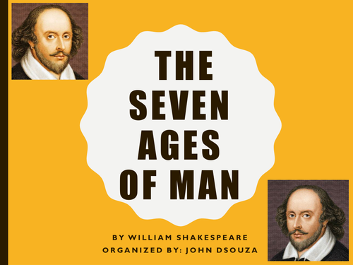 Seven Ages of Man DIsplay HM by - UK Teaching Resources - TES
