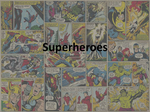 Superhero/Comic Lessons (4) | Teaching Resources