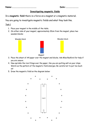 Magnets ks3 worksheet store