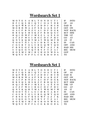 Letters and Sounds - 300 High Frequency Words by tesSpecialNeeds ...