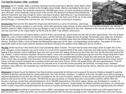 OCR A Level Earth Hazards Case Study Summary Sheets | Teaching Resources OCR A Level Earth Hazards Case Study Summary Sheets | Teaching Resources