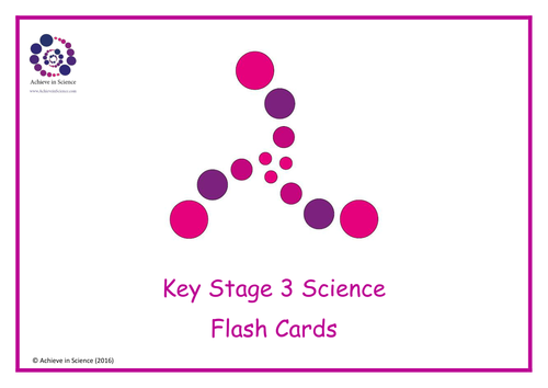 Key Stage 3 Science Flash Cards for revision - Biology, Chemistry ...