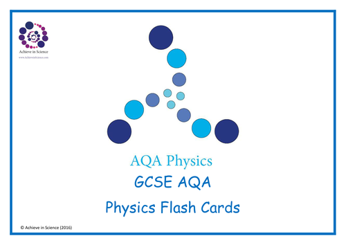 GCSE Physics Full Set of Flash Cards for revision | Teaching Resources