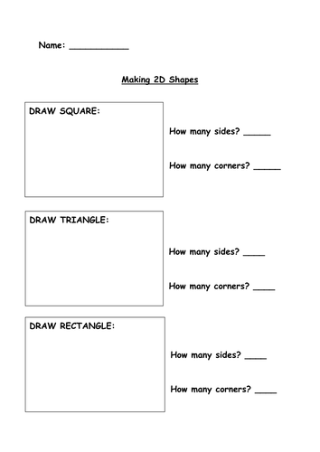 Making 2D shapes | Teaching Resources