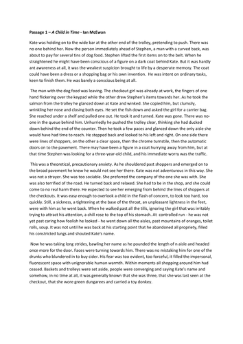 Reading Passages to use with GCSE English Language Paper 1 (new 1-9 ...