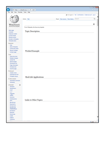 Wikipedia Worksheet | Teaching Resources