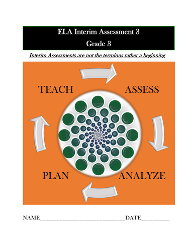 Grade 3 ELA Interim Assessment (3) | Teaching Resources