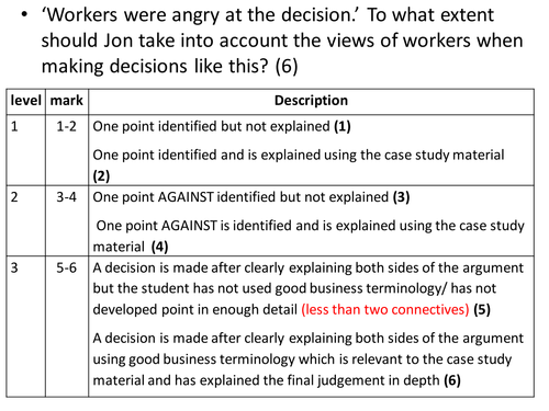 AQA GCSE Business Studies: How to Answer 9 Mark Questions & Show Great ... AQA GCSE Business Studies: How to Answer 9 Mark Questions & Show Great ...