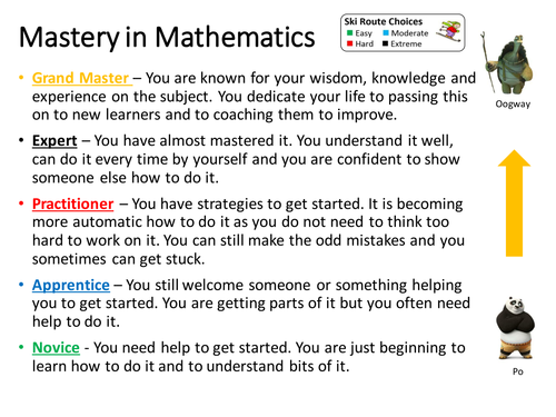 Kung Fu Panda Maths Mastery Ski Route Grade Level Differentiation Self ... Kung Fu Panda Maths Mastery Ski Route Grade Level Differentiation Self ...