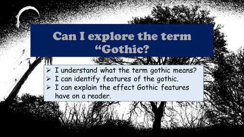 Gothic Writing-Full scheme and lessons | Teaching Resources