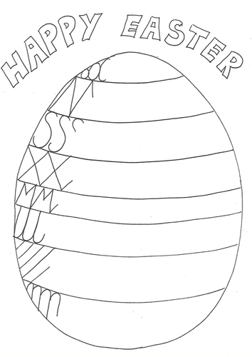 Easter Egg handwriting | Teaching Resources
