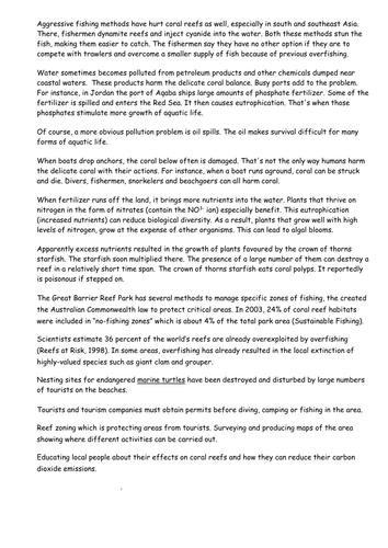 Coral Reef Murder Mystery | Teaching Resources