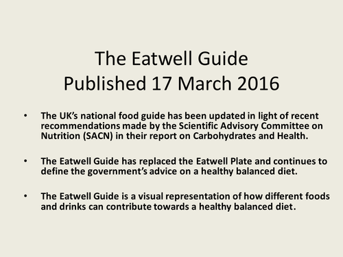 The Eatwell Guide by shezza32 - Teaching Resources - Tes