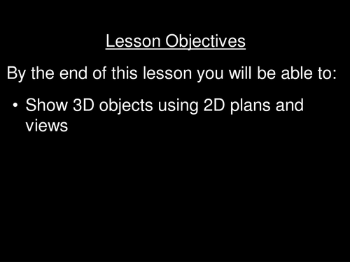 2D views of 3D objects | Teaching Resources