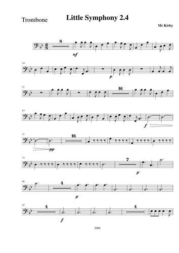 Kirby's Second Little Symphony for Junior - Intermediate Orchestra ...