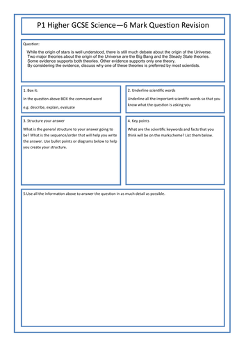 Edexcel Science - Student response to 6 mark questions by - UK Teaching ...