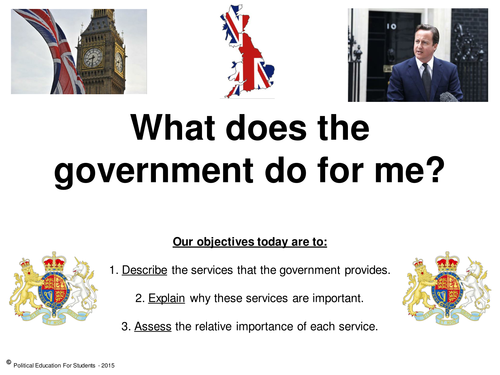 What does the government do for me? | Teaching Resources
