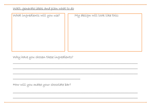 Design a Chocolate Bar Year 1 and 2 | Teaching Resources
