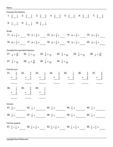 Teaching Resources 50000 Questions Fractions Maths Ks2 Teaching Resources