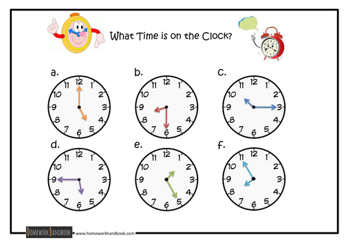 Telling the Time Quick Assessment Sheet | Teaching Resources