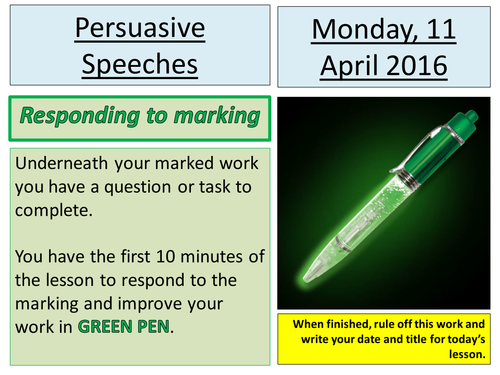 Persuasive Speeches | Teaching Resources