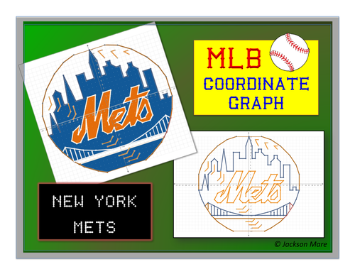 New York Mets - MLB Coordinate Graph | Teaching Resources
