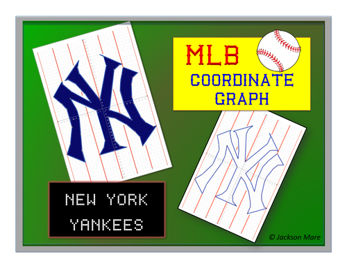 New York Yankees - MLB Coordinate Graph | Teaching Resources
