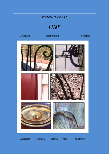 Elements of Art LINE | Teaching Resources