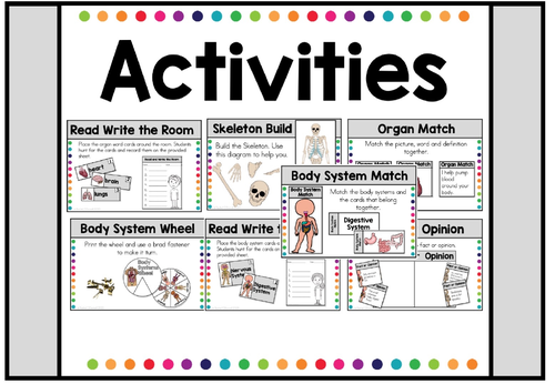 Body Systems Lessons