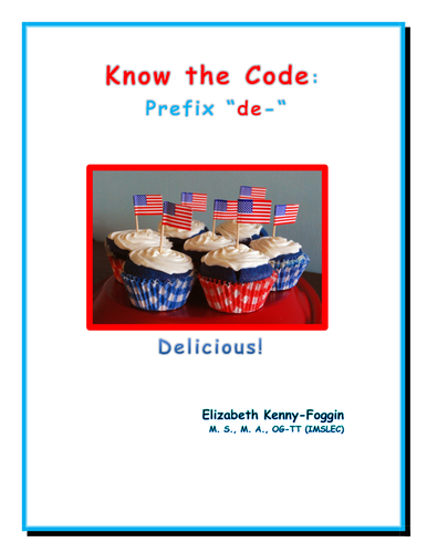 Know the Code: Prefix "de-" | Teaching Resources