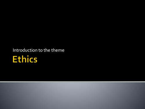 Introduction to Business Ethics | Teaching Resources
