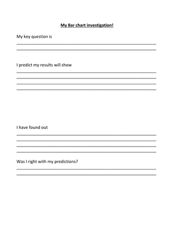 How to create and read a Bar Graph | Teaching Resources