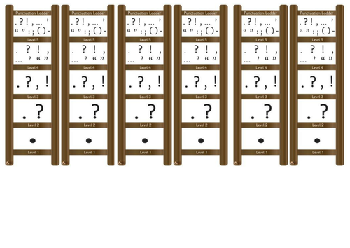 Punctuation Ladders | Teaching Resources