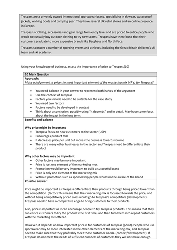 Marketing revision for GCSE Business Studies (Edexcel) | Teaching Resources Marketing revision for GCSE Business Studies (Edexcel) | Teaching Resources