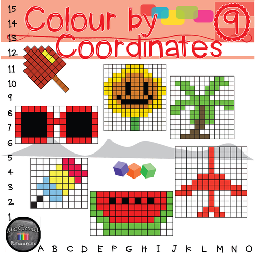 Colour by Coordinates: Summer Pack by jmcmeekin - Teaching Resources - Tes
