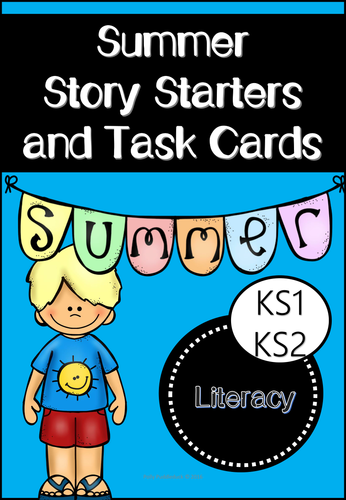 Summer Story Starters and Task Cards (EYFS/KS1) by PollyPuddleduck - UK ...