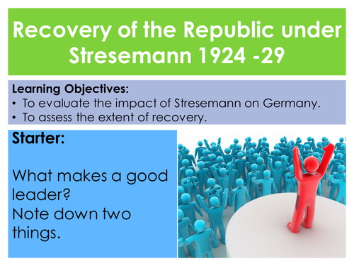 Stresemann | Teaching Resources