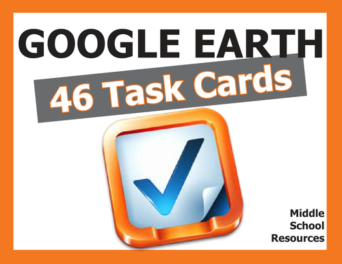 Google Earth **TASK CARDS** | Teaching Resources
