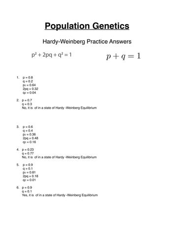 Hardy Weinberg Practice Problems Worksheets Hardy Weinberg Practice Problems Worksheets