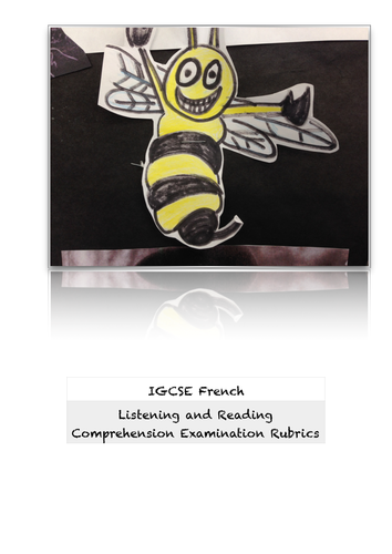 IGCSE French Comprehension rubrics list | Teaching Resources