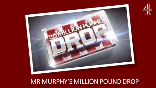 The Million Pound Drop: fun revision game for any subject by - UK ...
