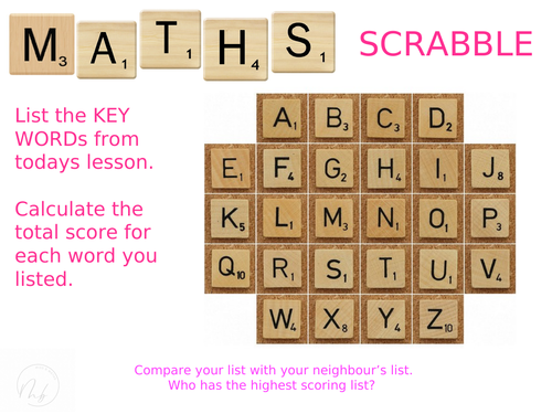 Scrabble Key Words (Literacy) | Teaching Resources