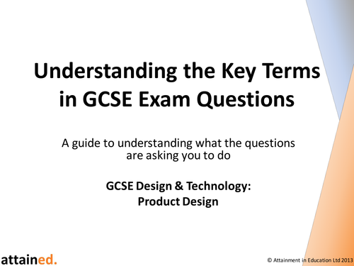 Analysing Products - GCSE Design Technology: Product Design by - UK ...
