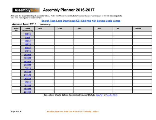 Assemblies Linked to a PSHE Programme of Study by - UK Teaching ...