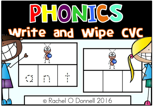 Write and Wipe CVC words | Teaching Resources Write and Wipe CVC words | Teaching Resources