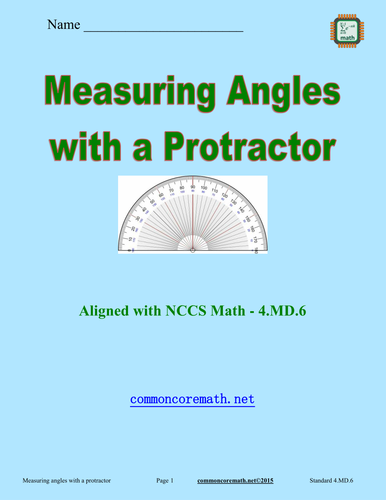 Use Protractors to Measure Angles - 4.MD.6 | Teaching Resources